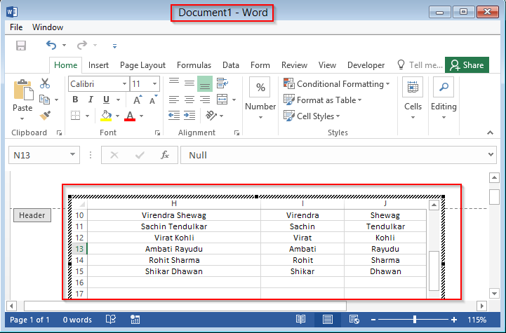Resolved Cannot Edit Excel Object In Microsoft Word 2016 Error